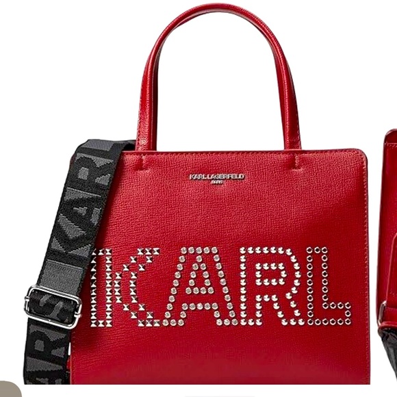 Karl Lagerfeld | Bags | 2way Karl Lagerfeld Red Bag Nwt | Poshmark